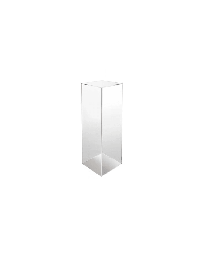 Perspex Plinths Hire Berlin, Rent Acrylic Plinths, Ghost Plinths Rental