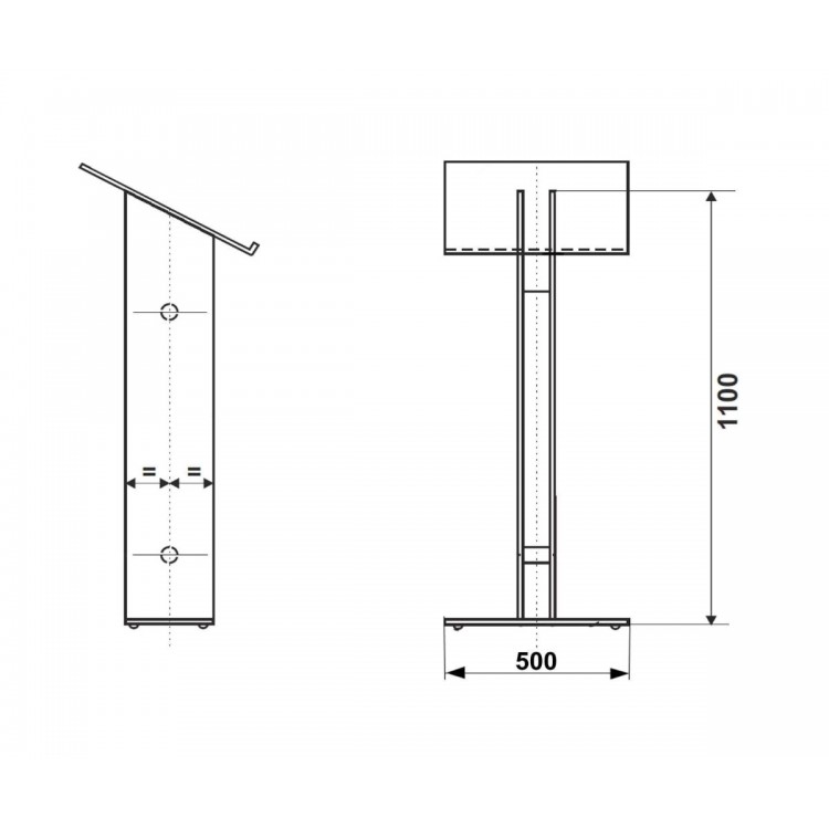 Perspex lectern hire Berlin, acrylic lectern, ghost speakers podium